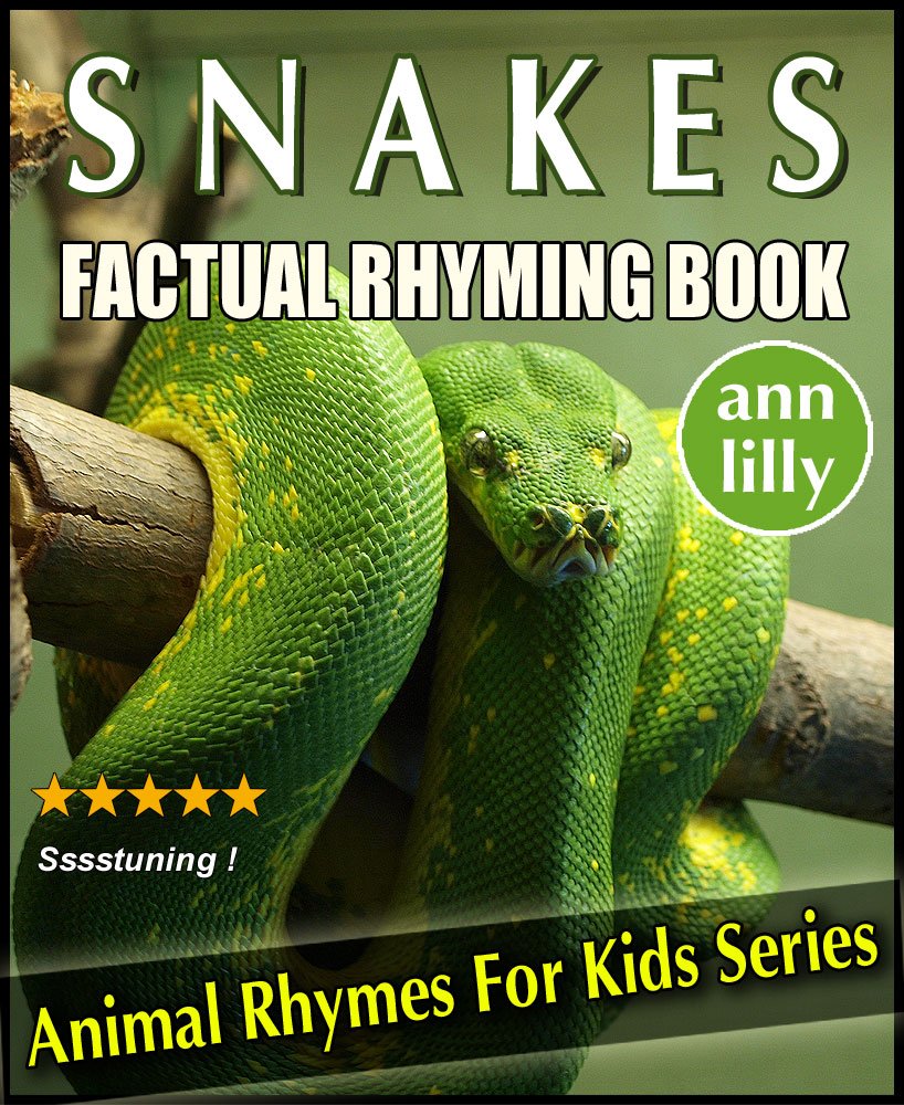 Snakes For Kids - Factual Rhyming Books for Children - Animal Books For ...