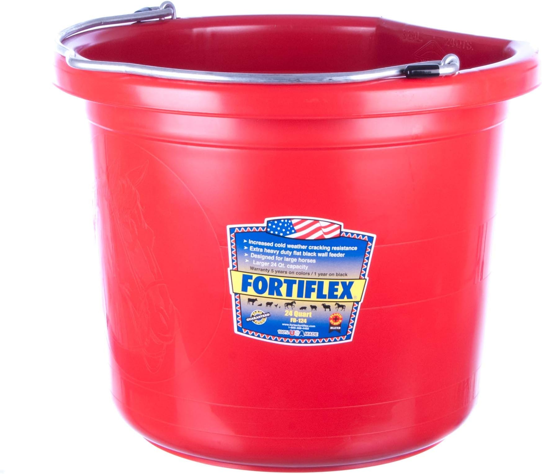 Amazon.com: Fortiflex Flat-Back Bucket 5 Gallon Purple : Pet Supplies
