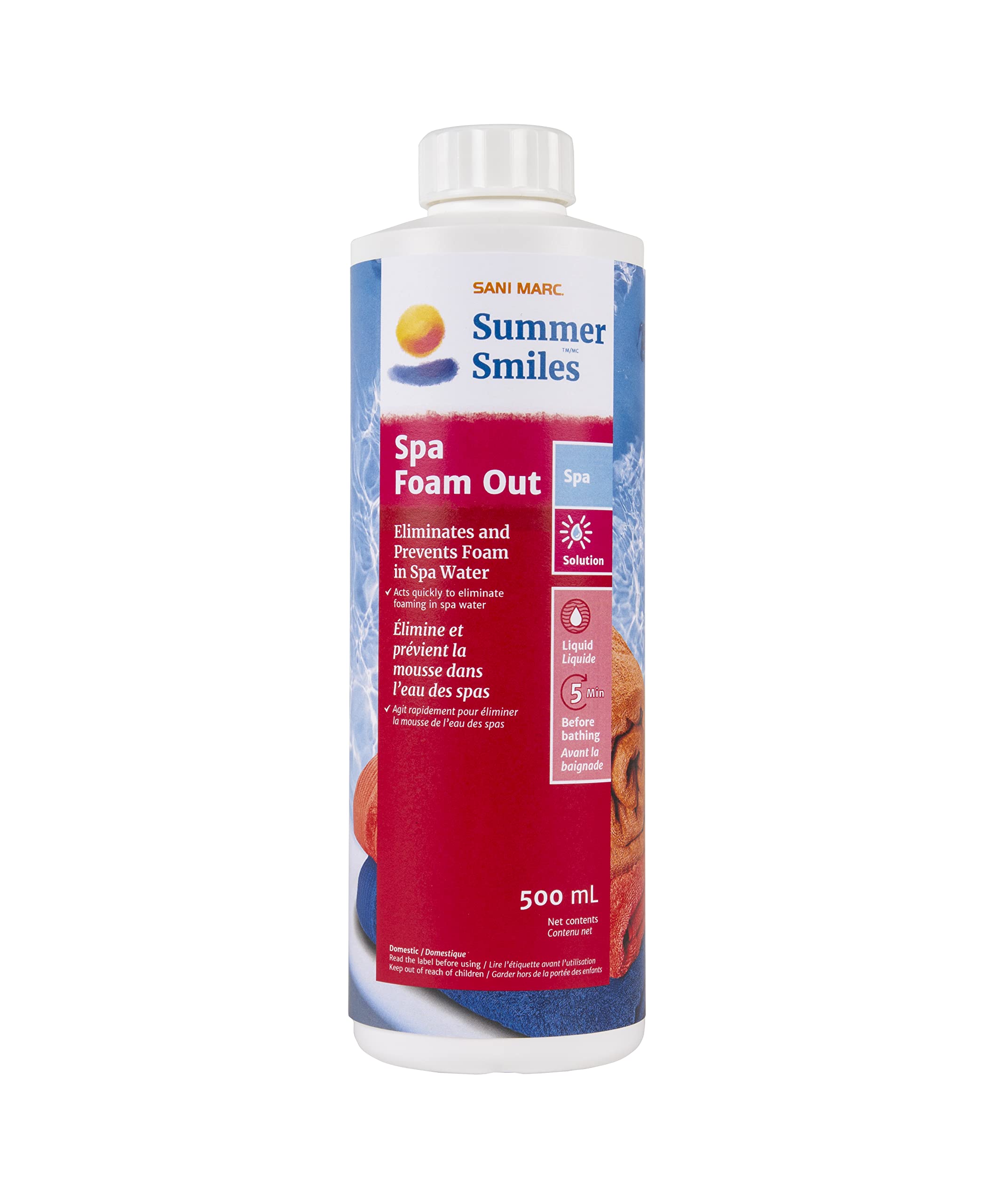 Summer Smiles Spa Foam Out 500ml : Amazon.ca: Patio, Lawn & Garden