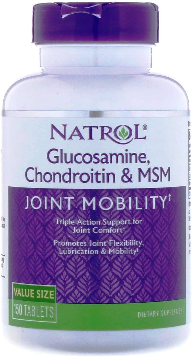 Amazon.com: Natrol Glucosamine/Chondrtn Msm 150 Tab : Health & Household