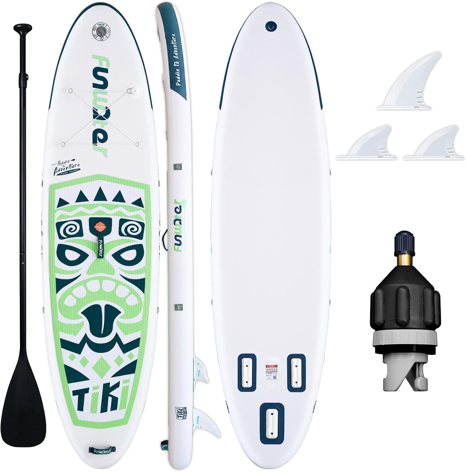 FunWater Inflatable Stand Up Paddle Board 10'6''x33''x6'' Ultra-Light ...