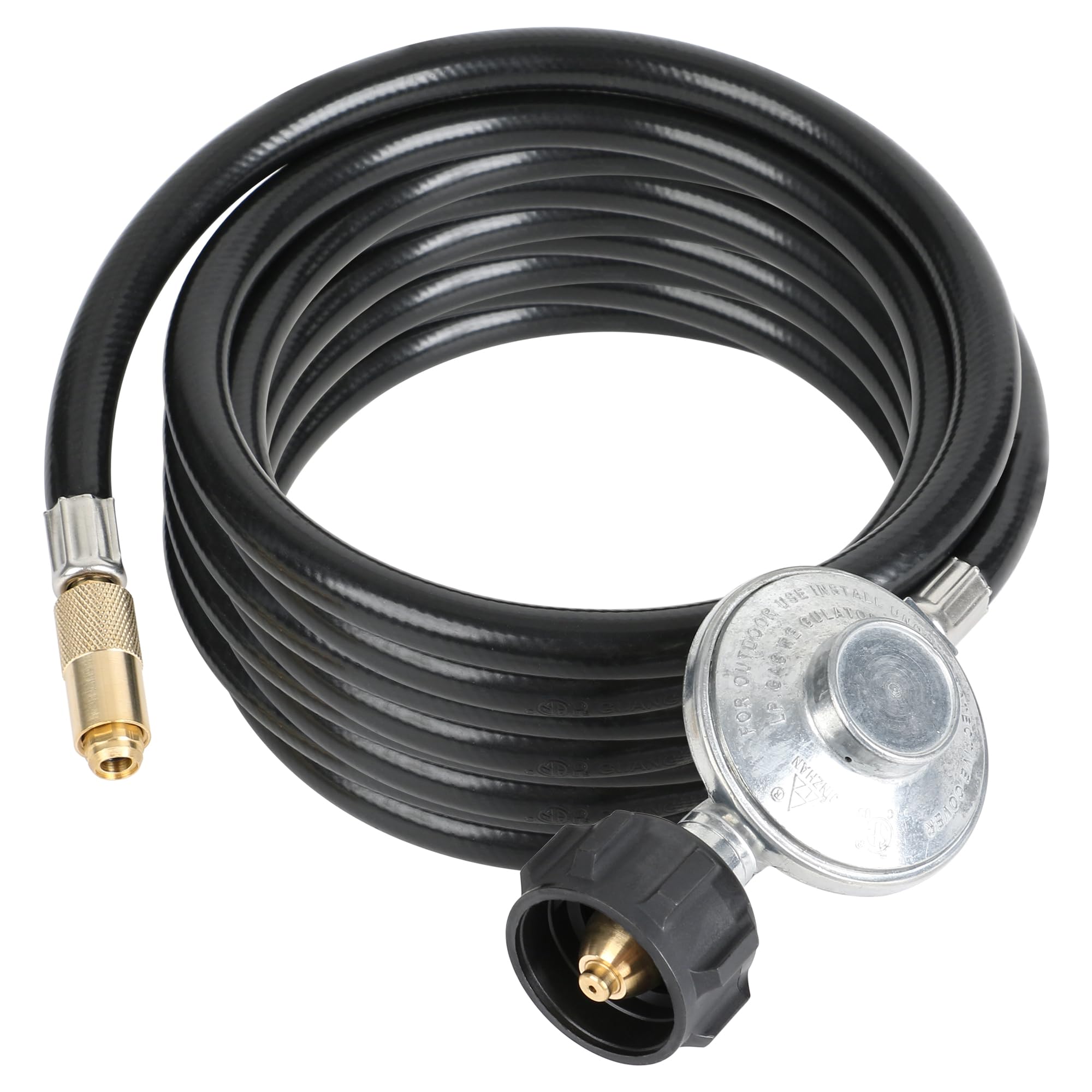 Snapklik.com : ATKKE 12 Feet Propane Adapter Hose Regulator For ...