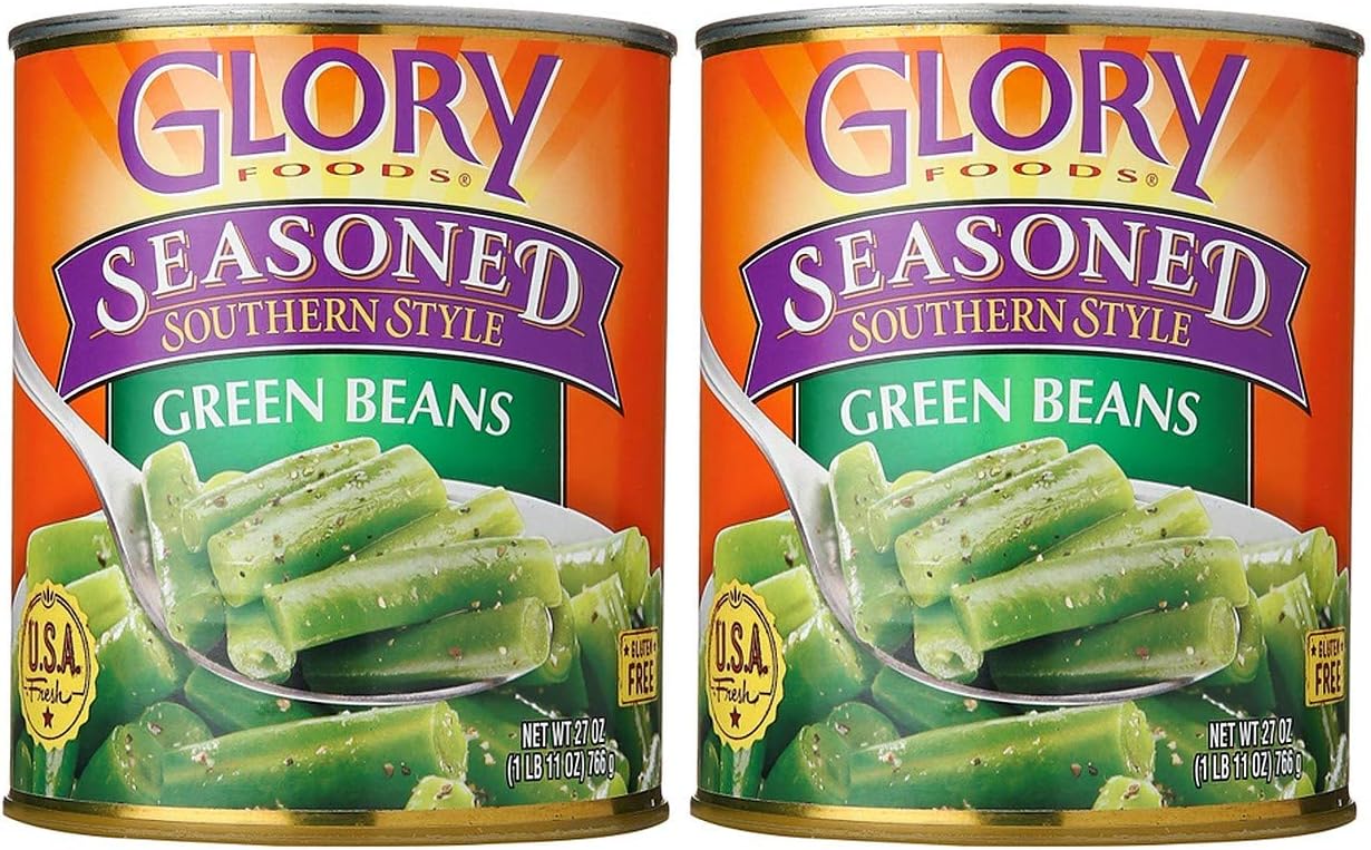 Amazon.com : Glory Foods String Beans, 27 oz : Grocery & Gourmet Food