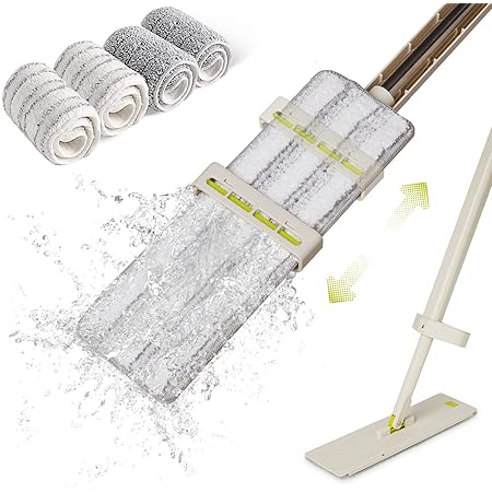 Amazon.com: JOYMOOP Mop and Bucket with Wringer Set, Hands Free Flat ...