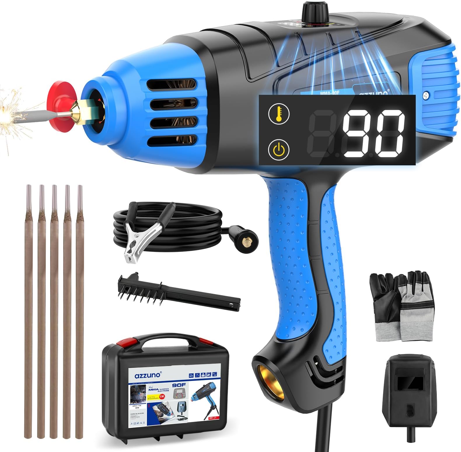 Handheld Welder Machine, 110V Portable Welding Machine with Digital ...