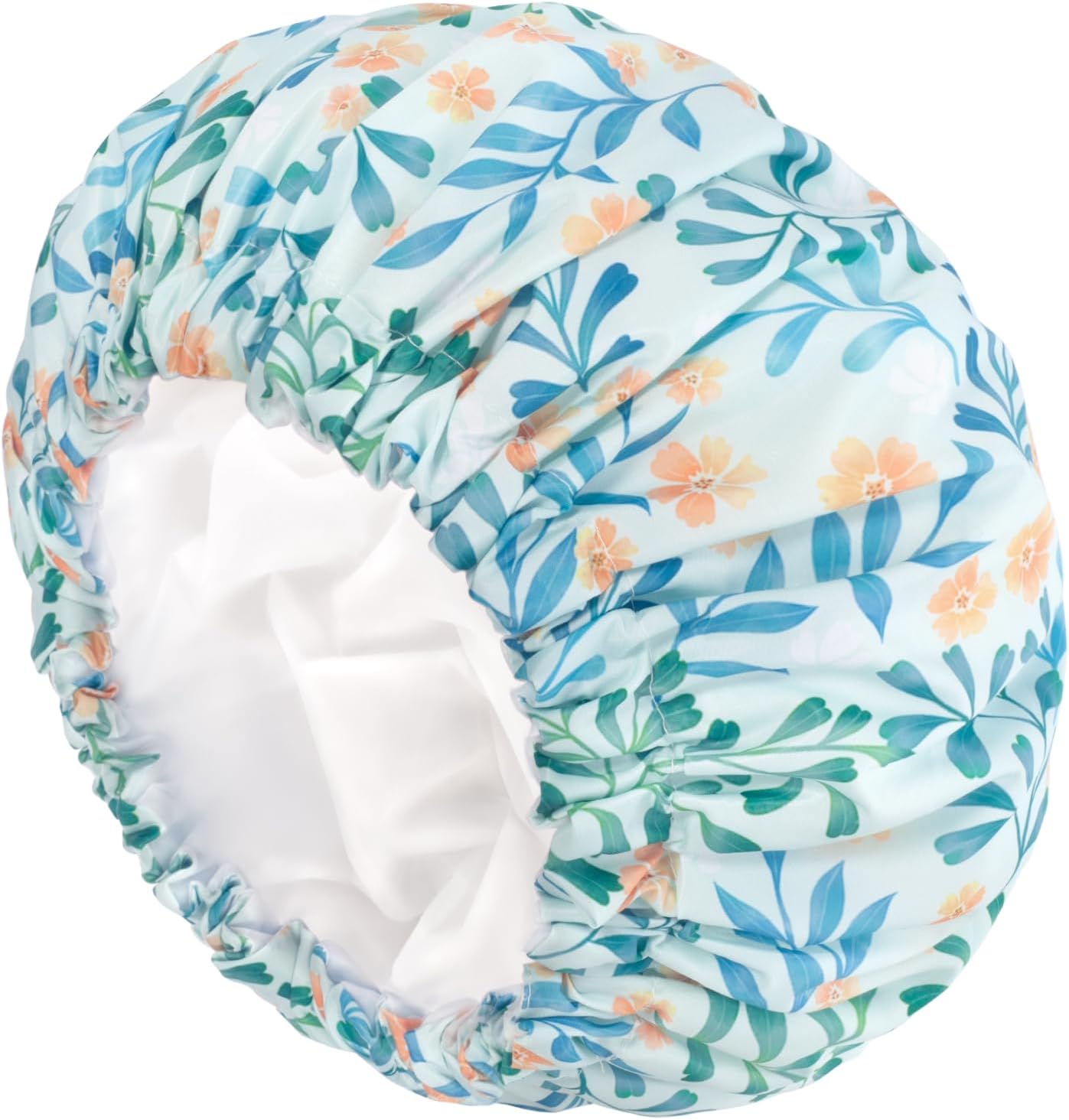Amazon.com : YIZIJIZI Shower Caps for Women, Terry Lined Shower Cap ...