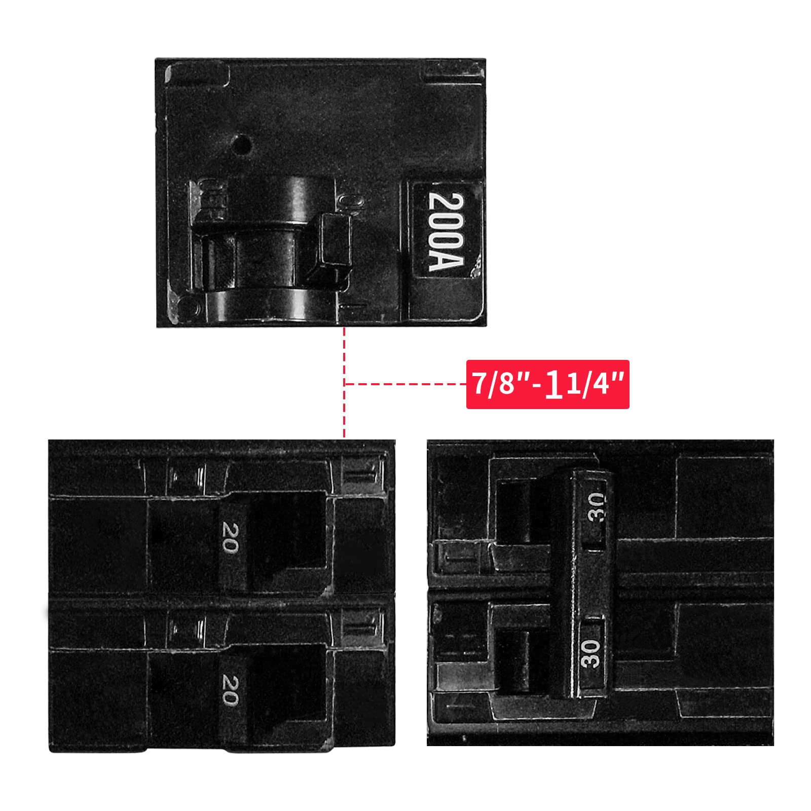 Snapklik.com : Generator Interlock Kit, Main Breaker Interlock Kit For ...