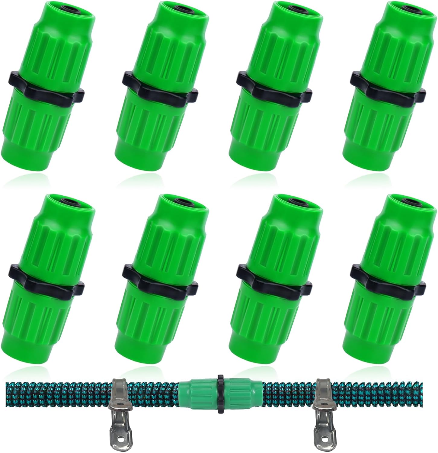 Amazon.com : Vodolo Expandable Garden Hose Repair Kit,8 PCS Dual ...