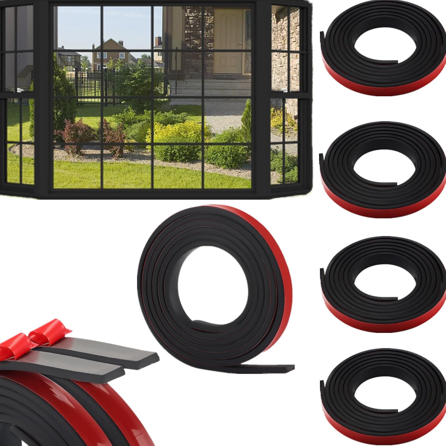 Amazon.com: Qivine Window Grille Inserts, 5 Rolls Self-Adhesive Window ...