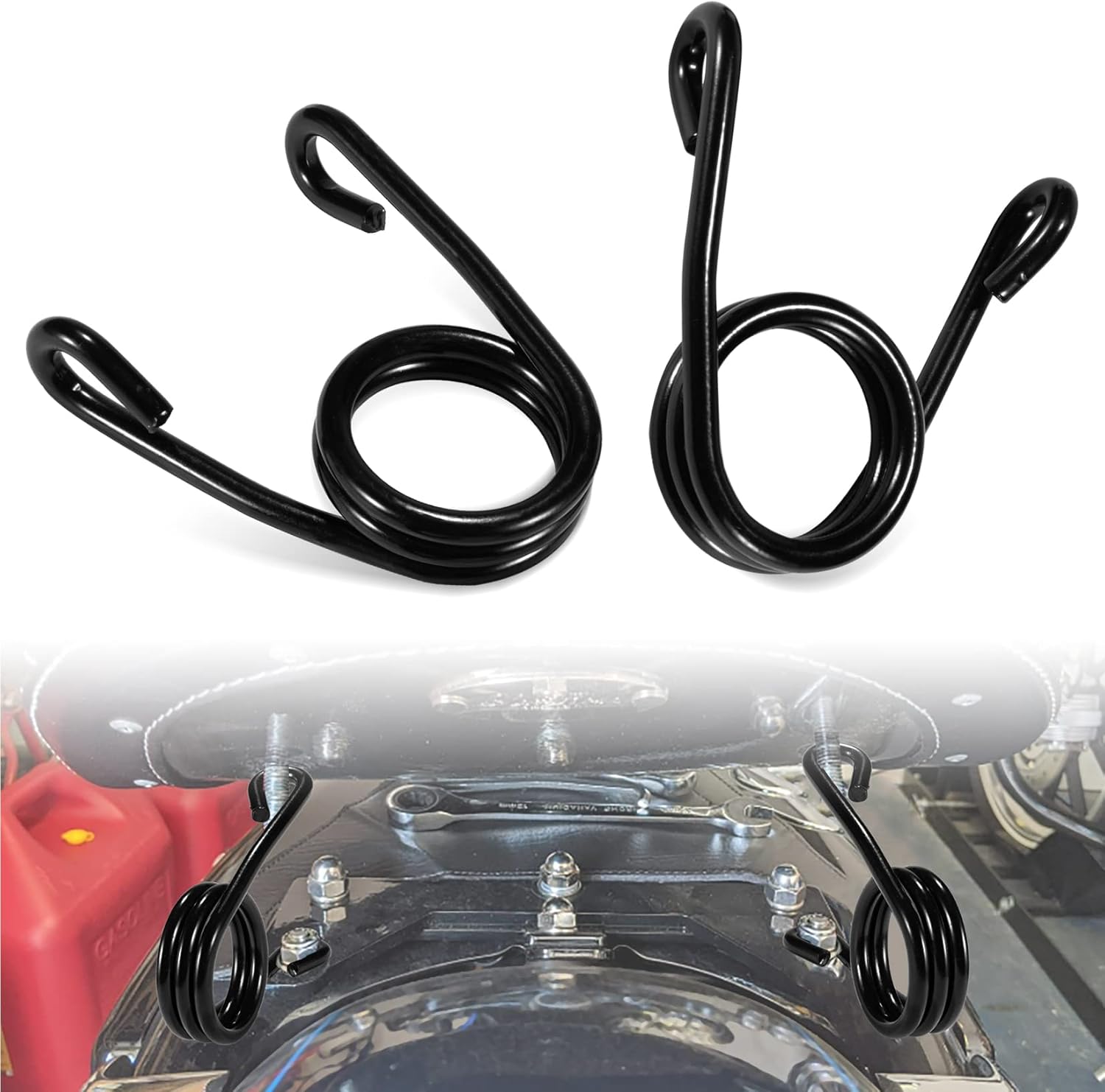 Amazon.com: PSLER Motorcycle Clip Type Solo Seat Springs Scissor ...