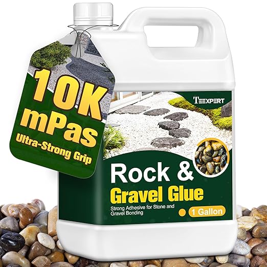 Amazon.com: Teexpert 1 Gallon Rock Glue for Landscaping – Strong Pea ...
