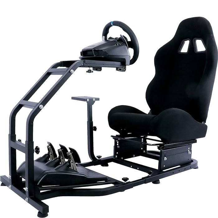 Buy Marada Racing Simulator Cockpit Adjustable with Pedals Mounting ...