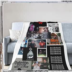 Amazon.com: Dalwi Suicide Music Boys Blanket Ultra-Soft Sofa Comfort ...