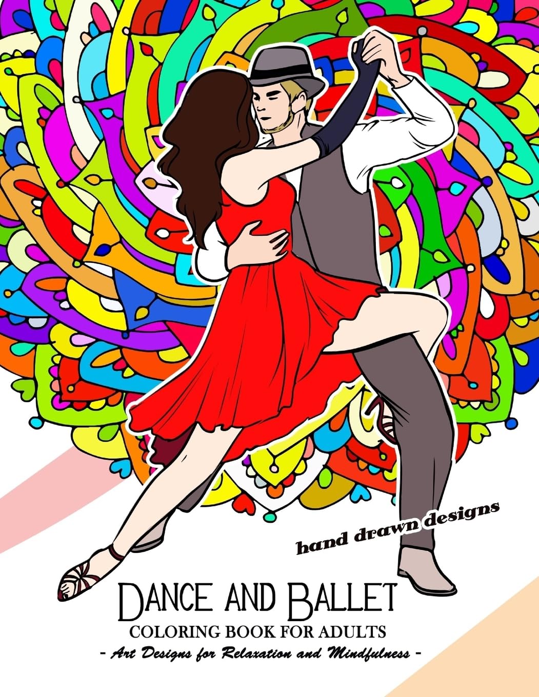 Amazon.com: Dance and Ballet Coloring Book for Adults: Art Design for ...