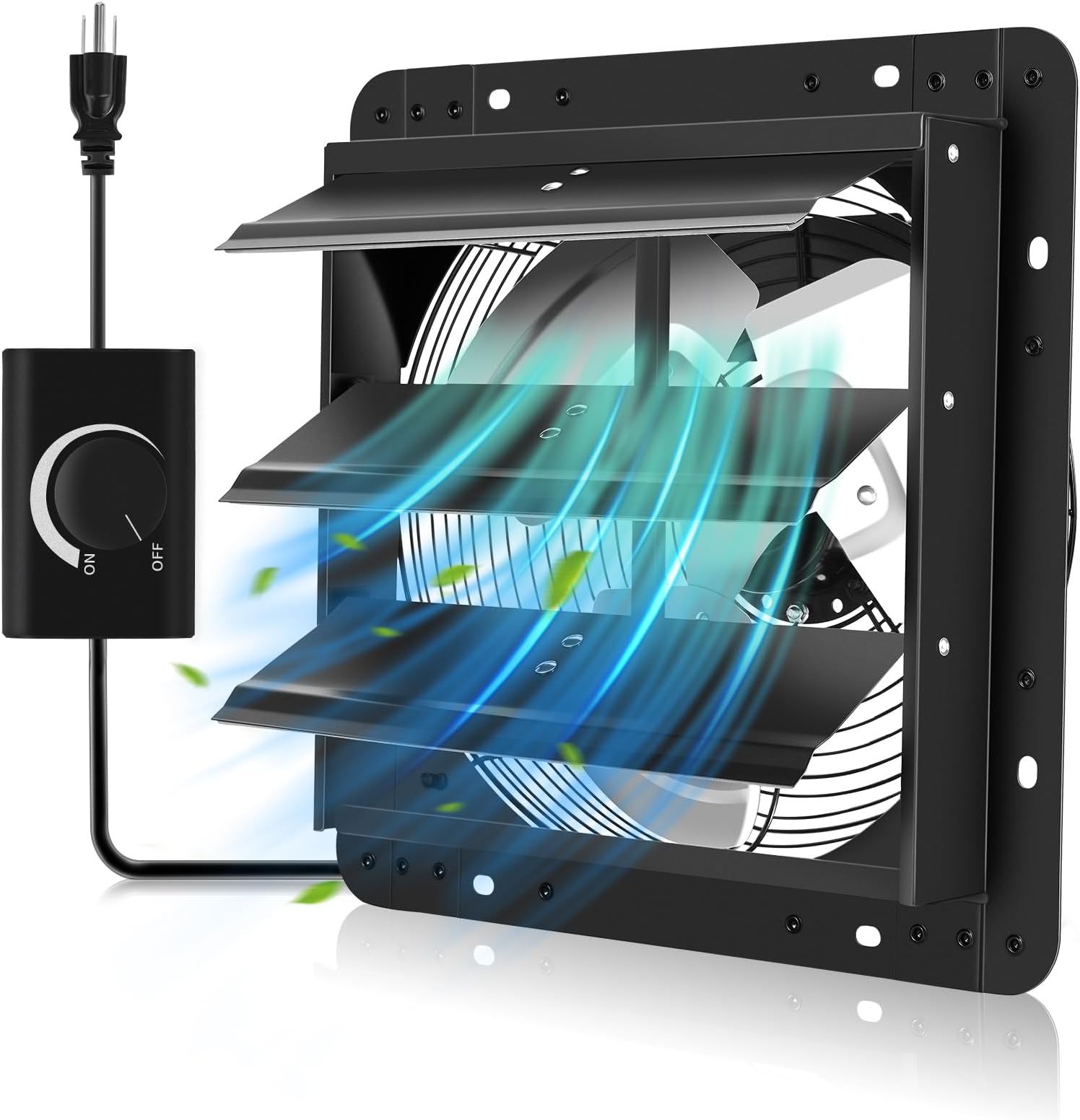 Amazon.com: InfiniPower 12" Exhaust Fan with Speed Controller and Power ...