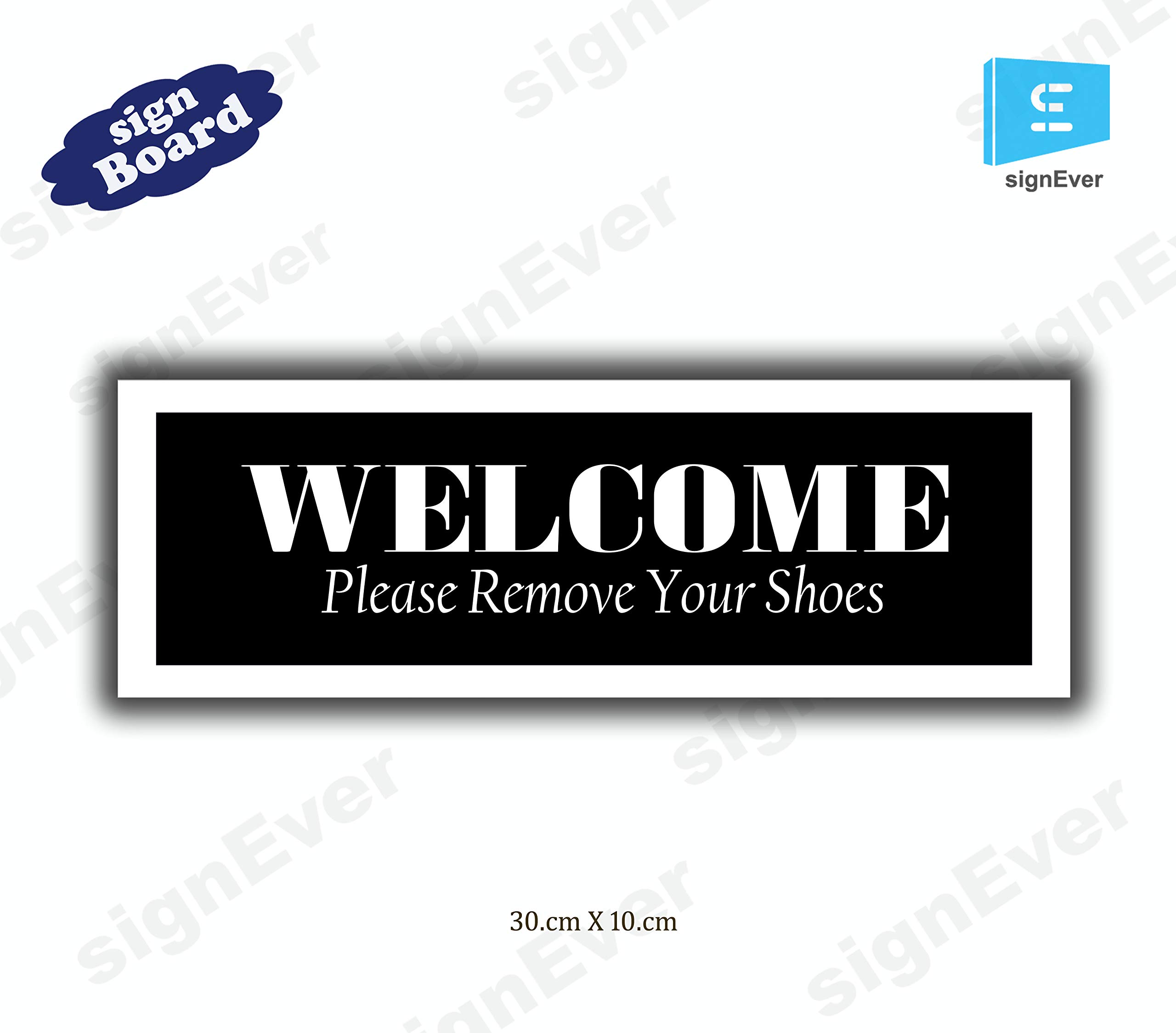 Buy SIGN EVER Sign Board For Please Remove Your Shoes Office Hospital ...