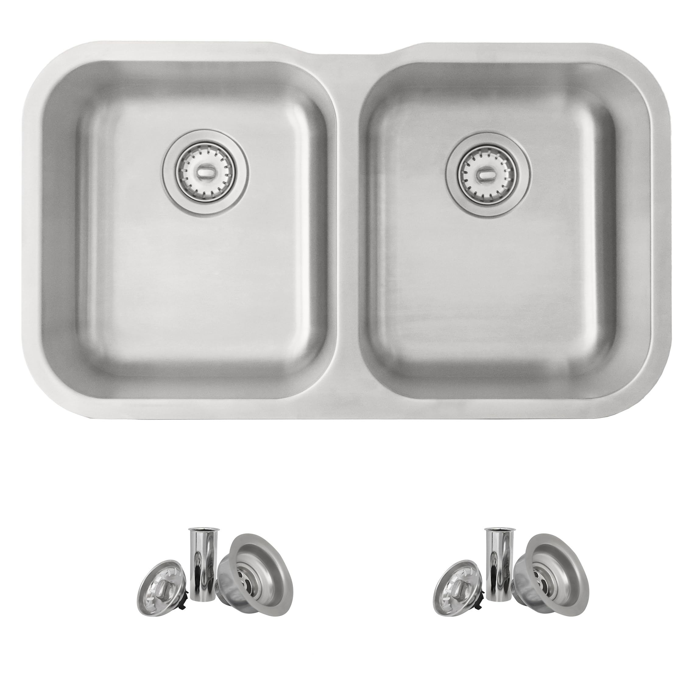 STYLISH Drop in or Undermount Kitchen Sink 31 1/4 x 18 inch Stainless ...
