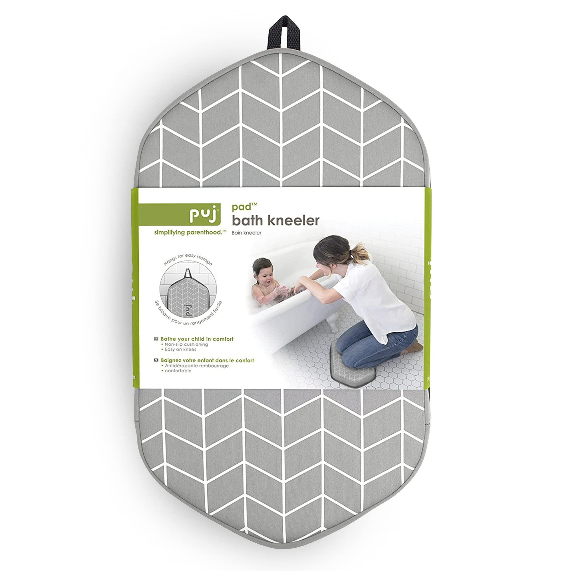 Puj - Pad Bath Kneeler, Extra Comfortable Kneeling Pad, Non-Slip, Firm ...