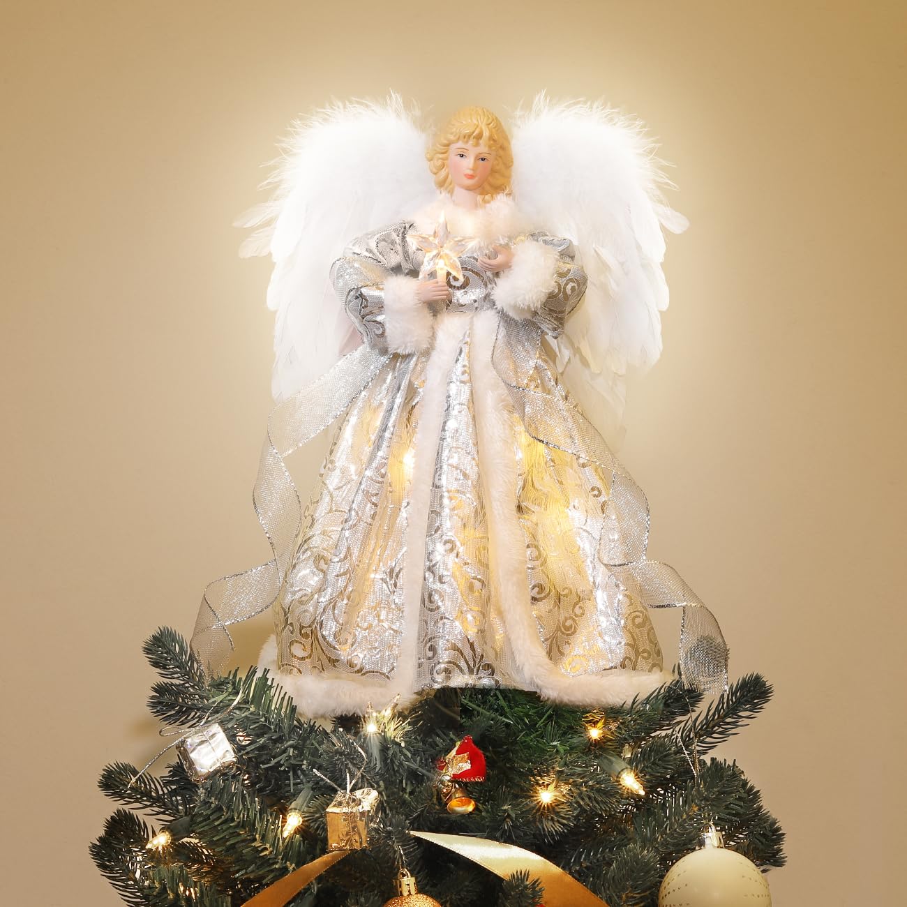 Weeping Angel Christmas Tree Topper