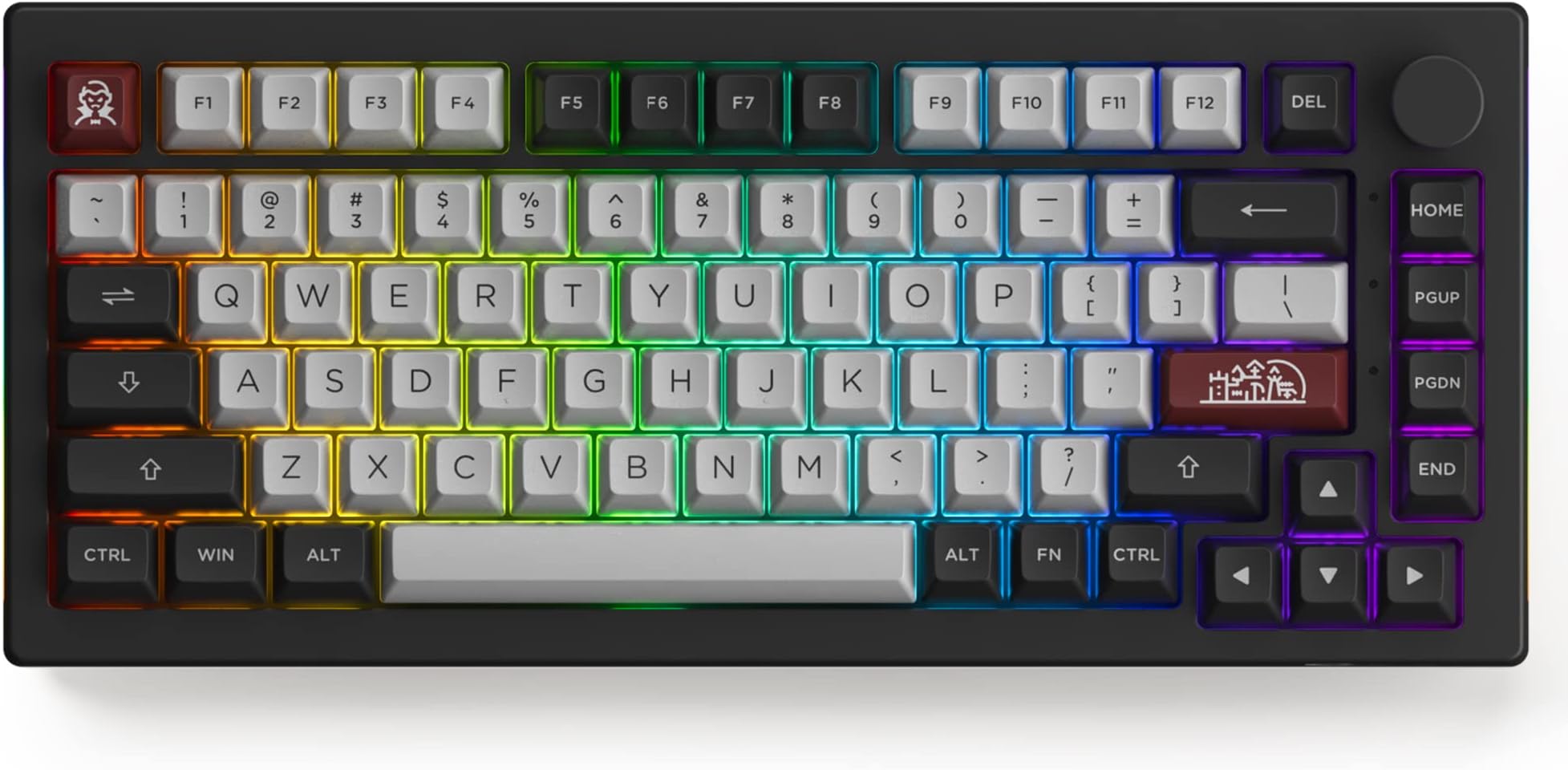 Amazon.com: Akko Dracula Castle 5075B Plus Wireless Gaming Keyboard ...