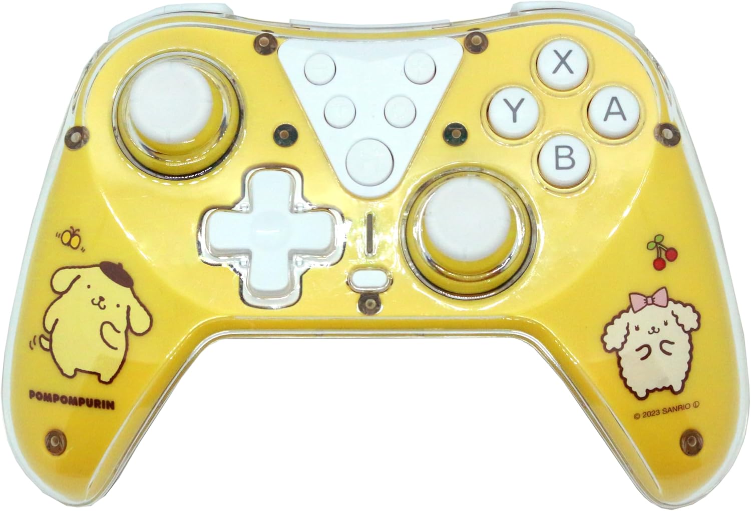 Amazon.co.jp: アローン(Allone) ゲーム用ワイヤレスコントローラー #Unipo サンリオキャラクターズ ポムポムプリン 15.5×6×10.5cm Switch2 ...