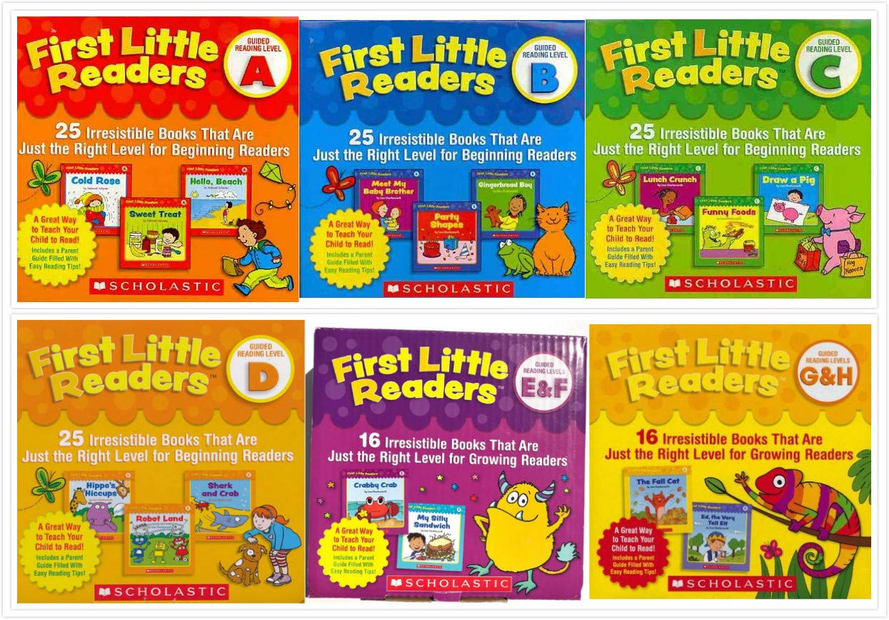 First Little Readers Complete Set (6 packs) - Guided Reading Level A, B ...