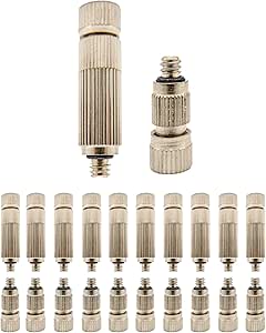 Amazon.com: 20 Pcs Stainless Steel Misting Nozzles for Outdoor Cooling ...