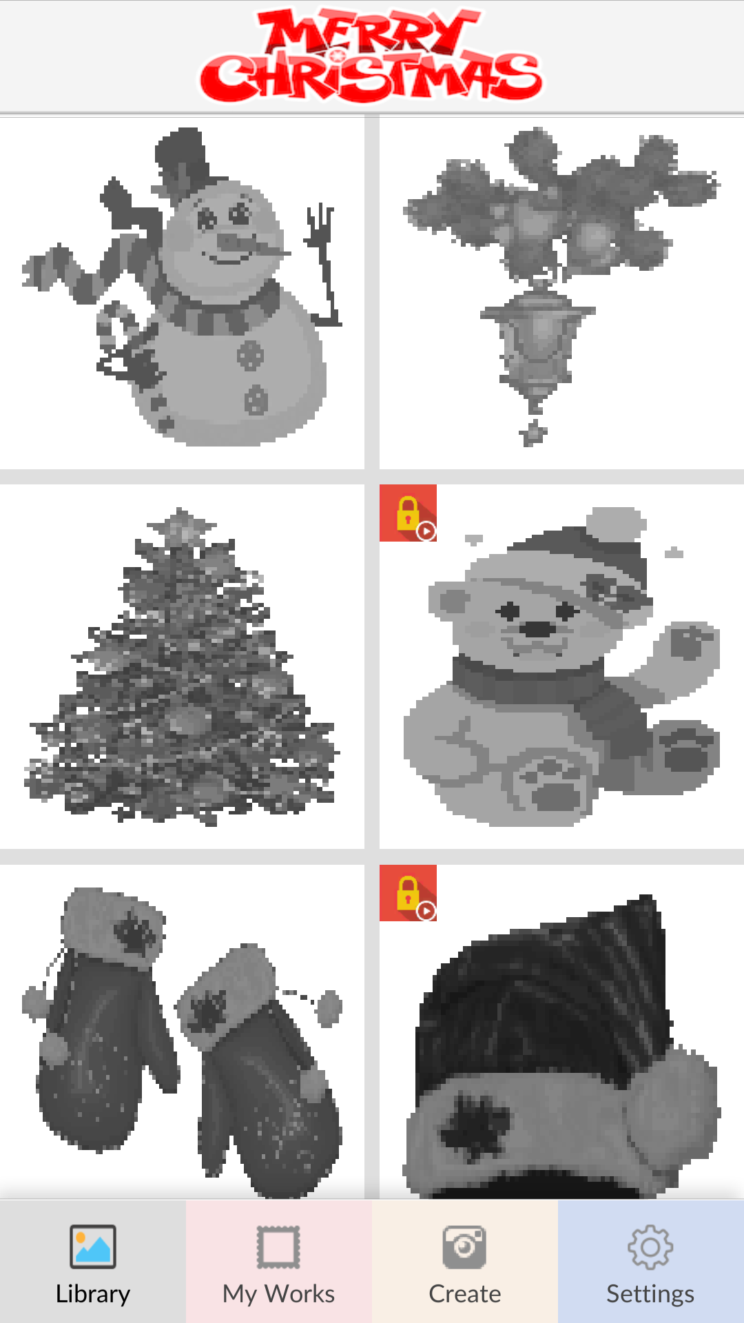 Christmas Color by Number – Pixel Art:Amazon.com:Appstore for Android