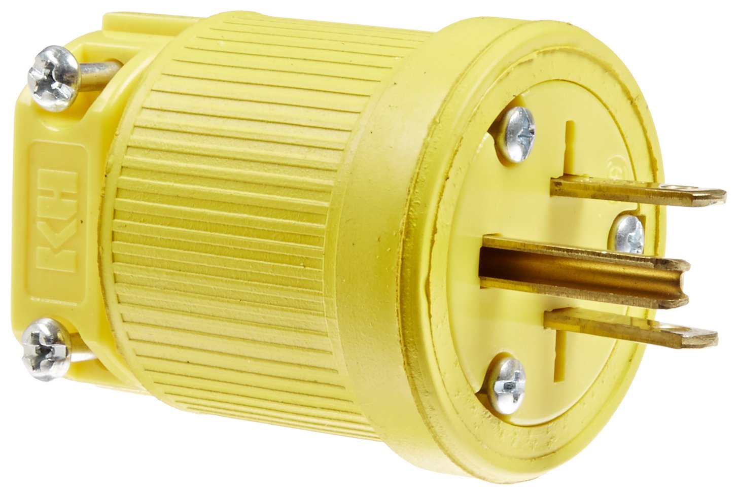 KH Industries P515DF Rubber/Polycarbonate Rewireable Flip Seal Straight ...