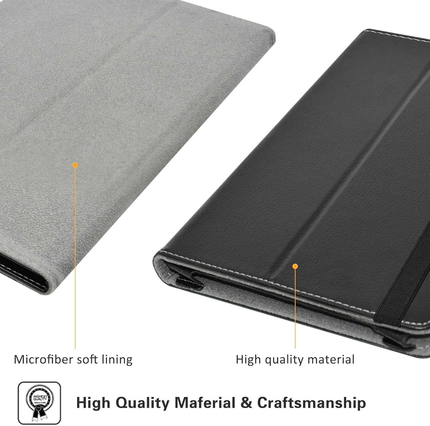 MAMA MOUTH Lenovo Tab M8 4th Gen Védőtok - Minőségi PU Bőr T