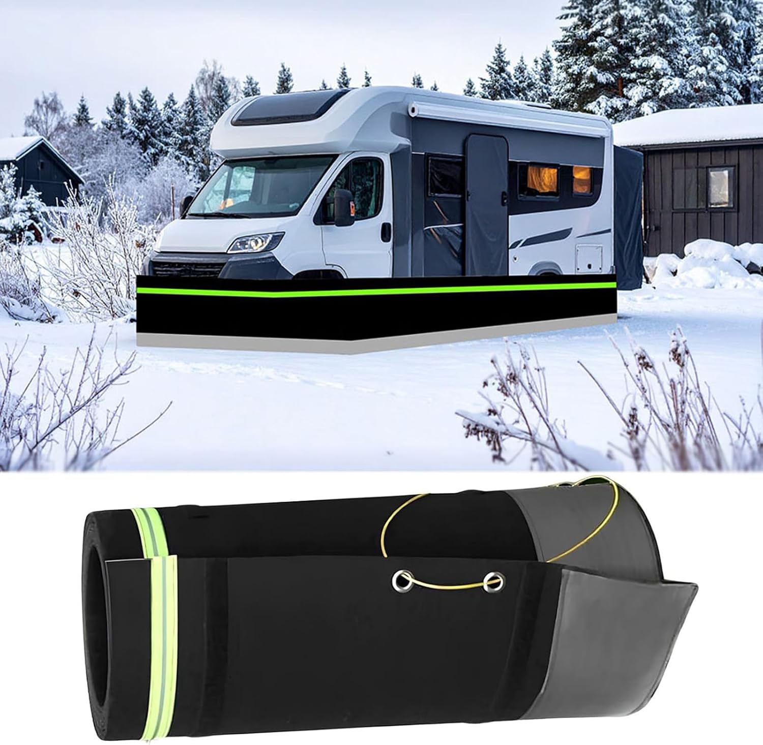 Amazon.com: Quvex RV Skirting for Winter No-Drill Installation, Camper ...