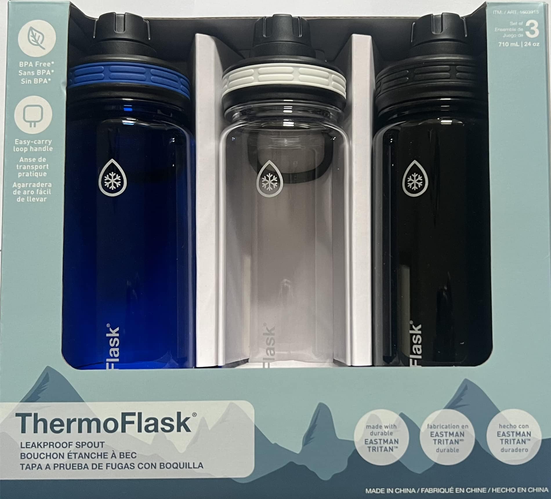 Amazon.com: Thermoflask 25oz |Bpa Free|Plastic Water Bottle|Leakproof ...