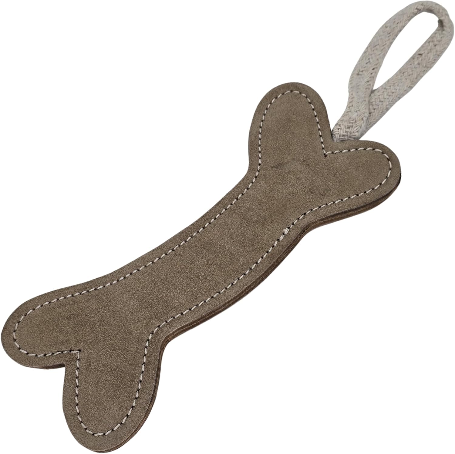 Pet Supplies : BlazingPaws® 8 Inch Natural Leather Bone Dog Chew Toy ...