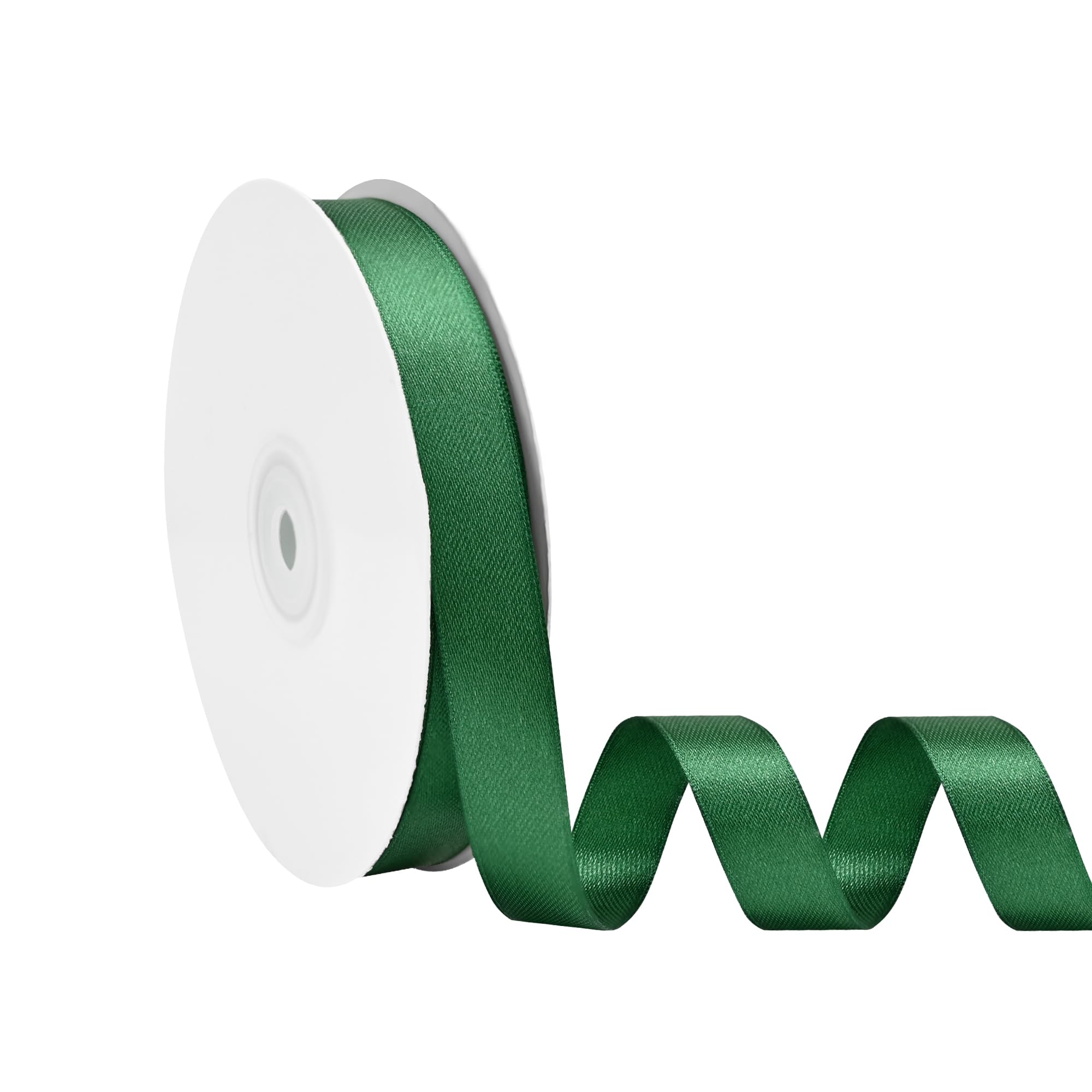 Snapklik.com : Double Face Forest Green Satin Ribbon 5/8 Inch X 50 ...