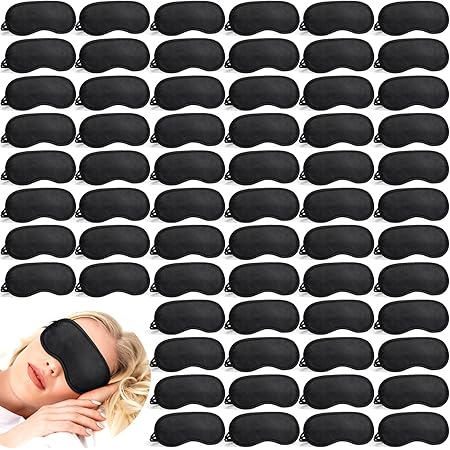 Amazon.com: 100 Pack Eye Mask Disposable Blindfolds for Games with Nose ...