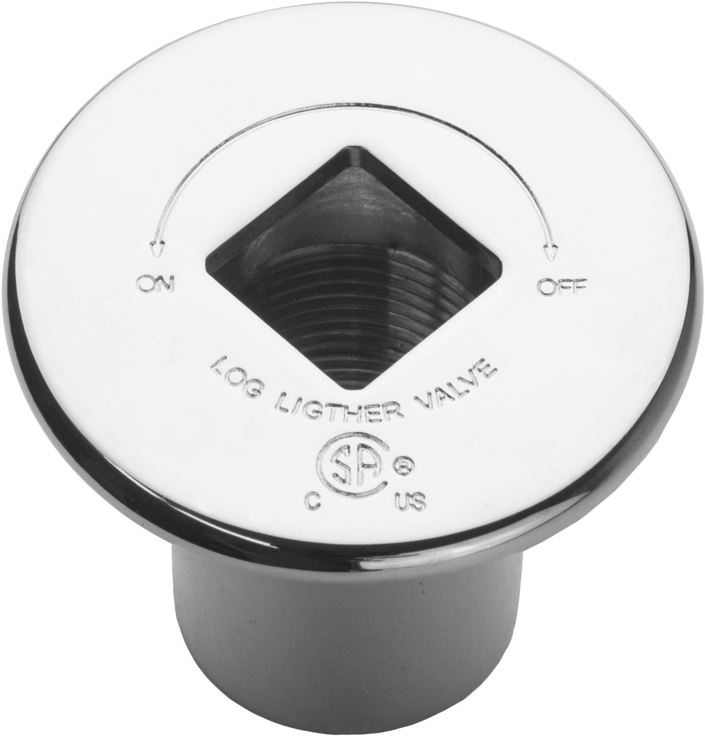 LASCO 10-1497 Log Lighter Flange Valve, 3/4", Chrome Plated - Amazon.com