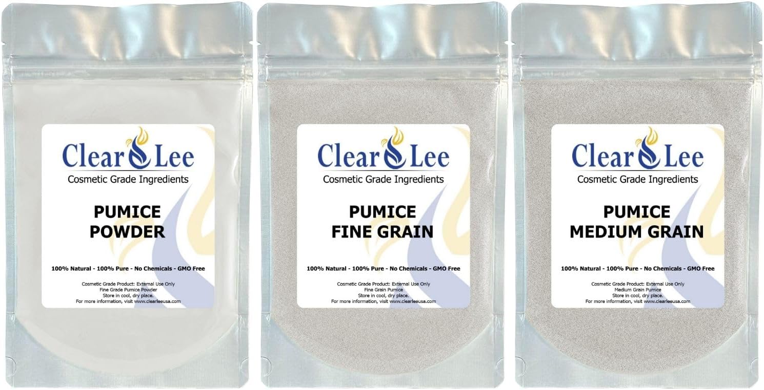 Amazon.com: ClearLee Cosmetic Grade Pumice - 100% Pure Natural Grain ...