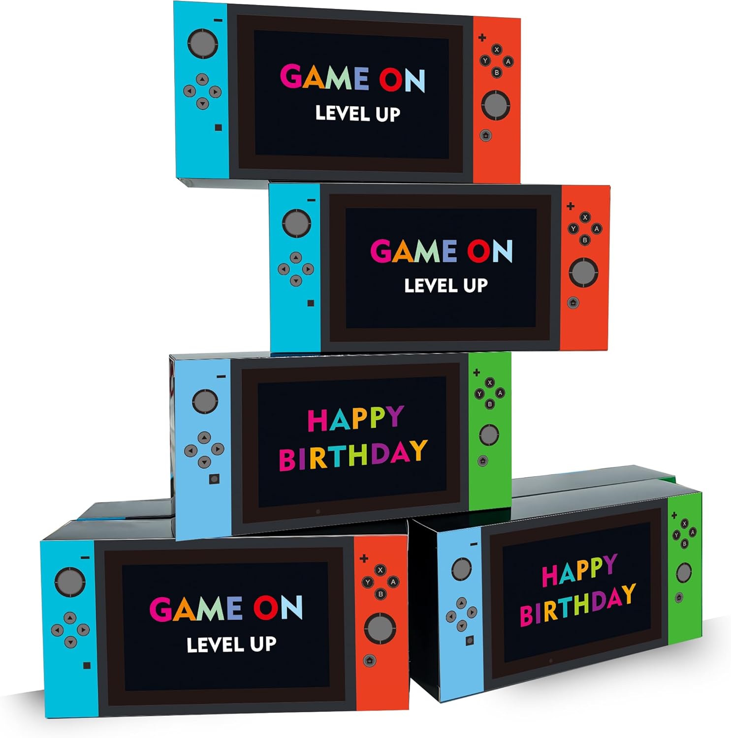 Amazon.com: MEDEJU 24 PCS Video Game Party Favor Boxes Game On Party ...