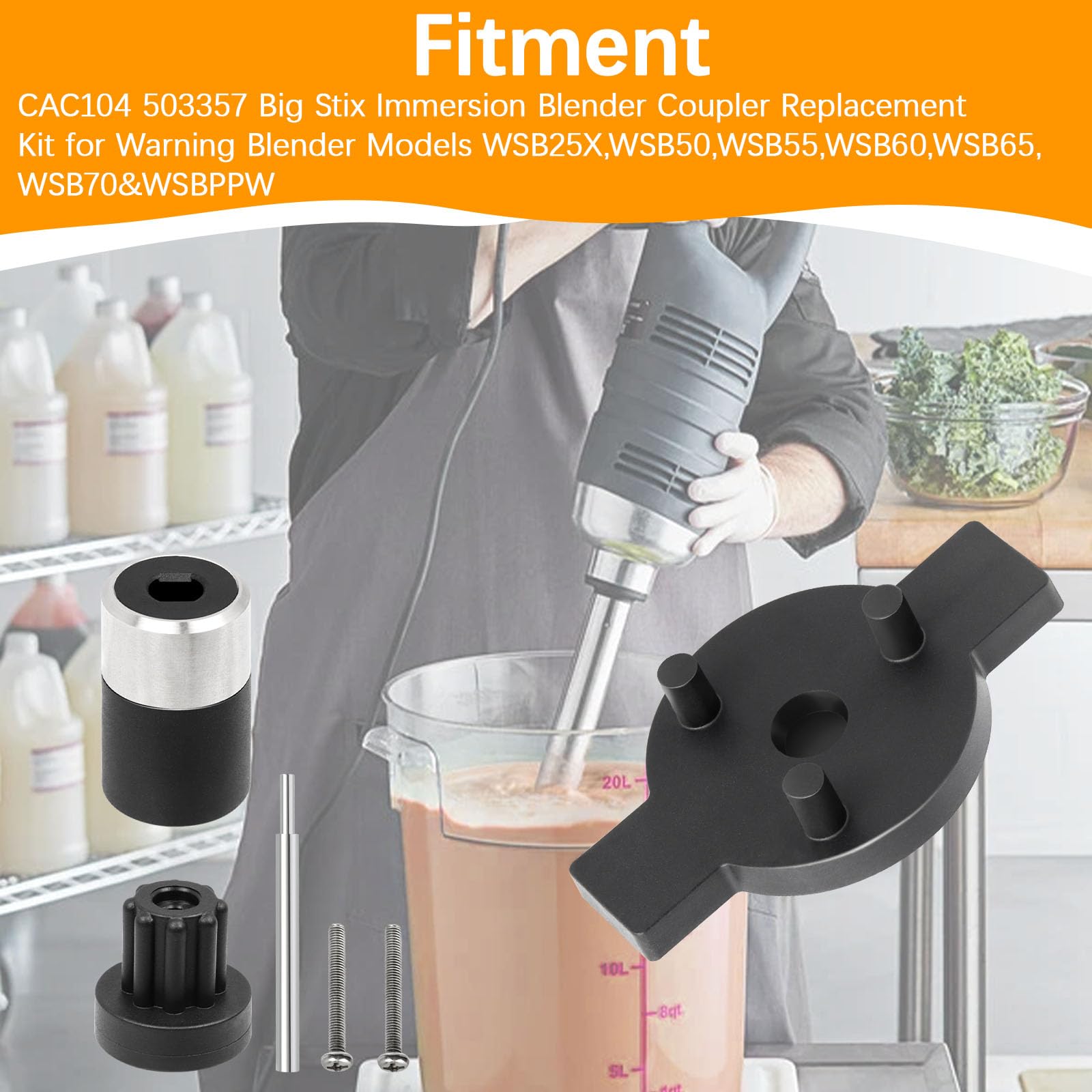 Snapklik.com : CAC104 Big Stix Immersion Blender Coupler Replacement ...