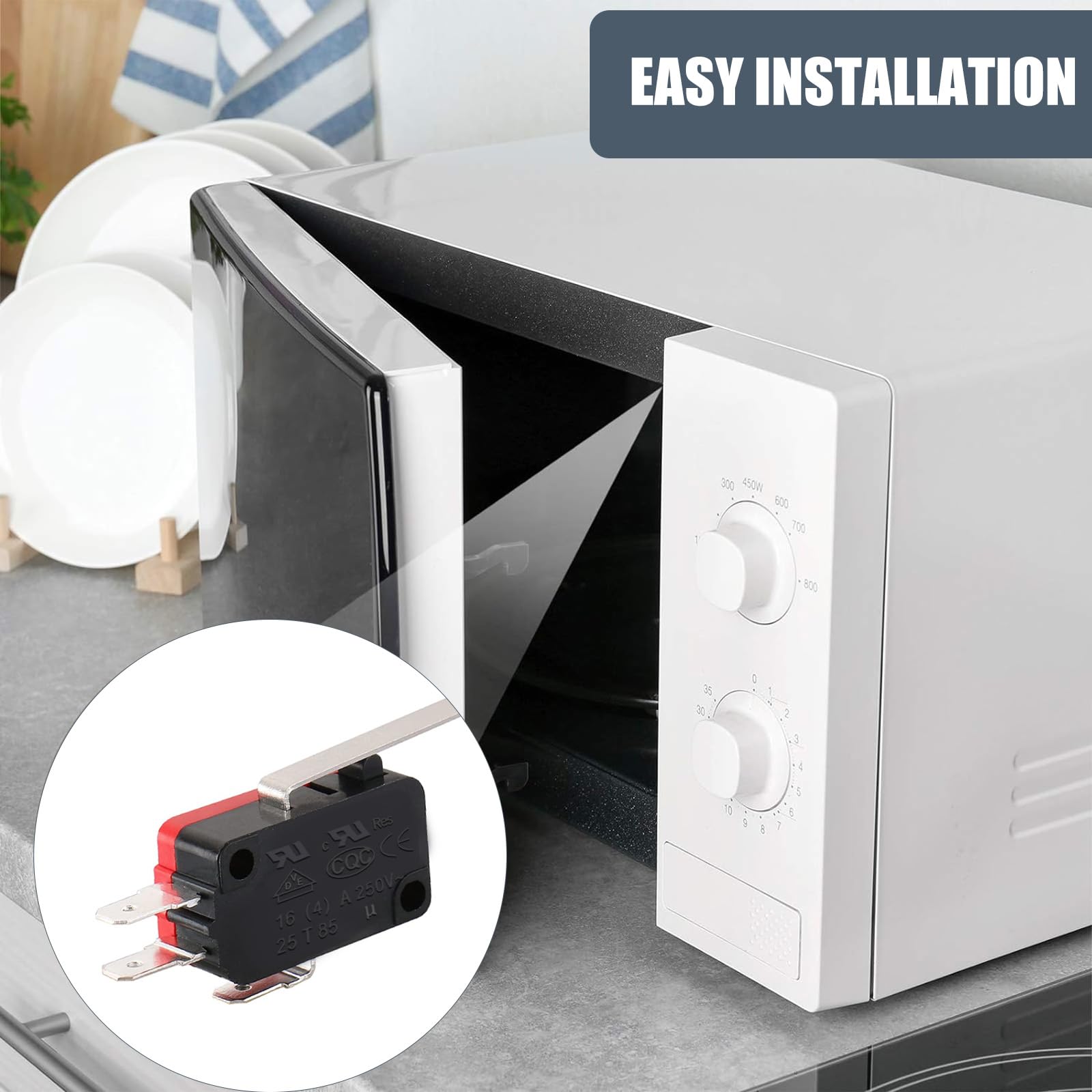 Snapklik.com : Micro Limit Switch Blade Momentary Short Straight Hinge ...