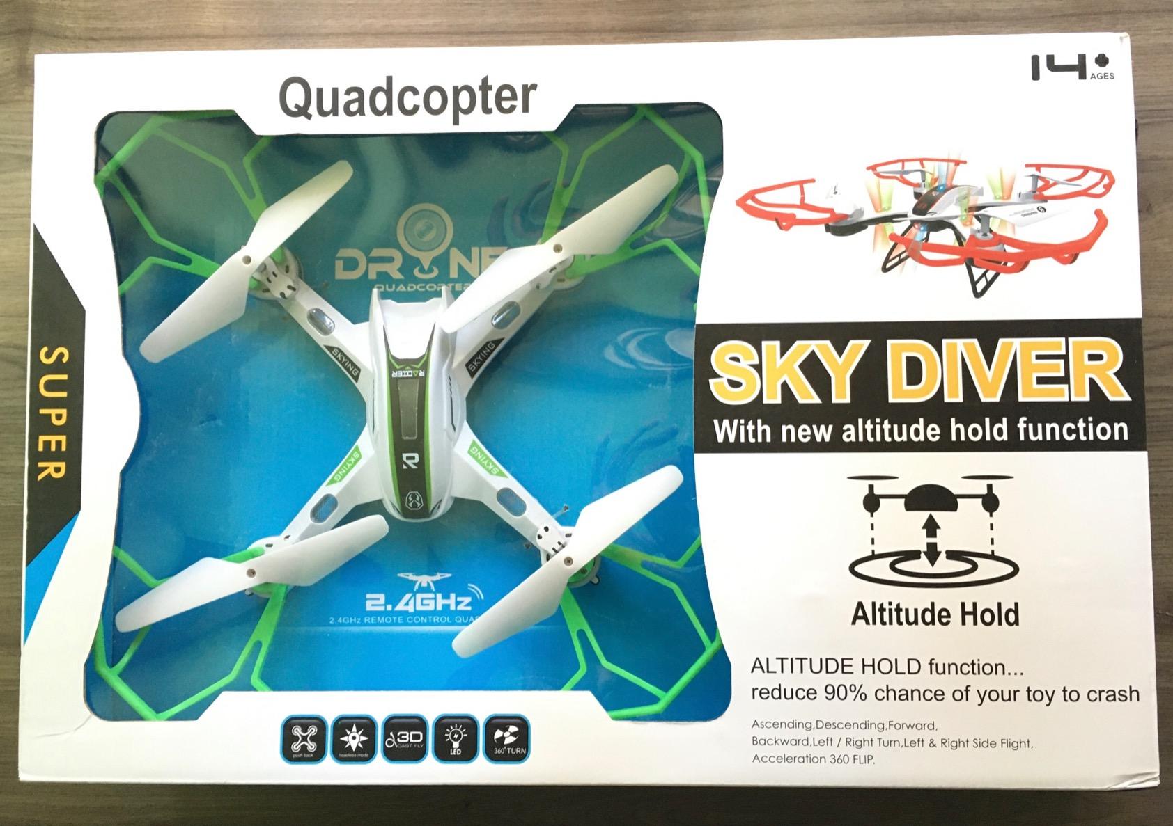 Jack Royal King Drone 6 axis Gyro System - No Camera (Multi) (Green ...
