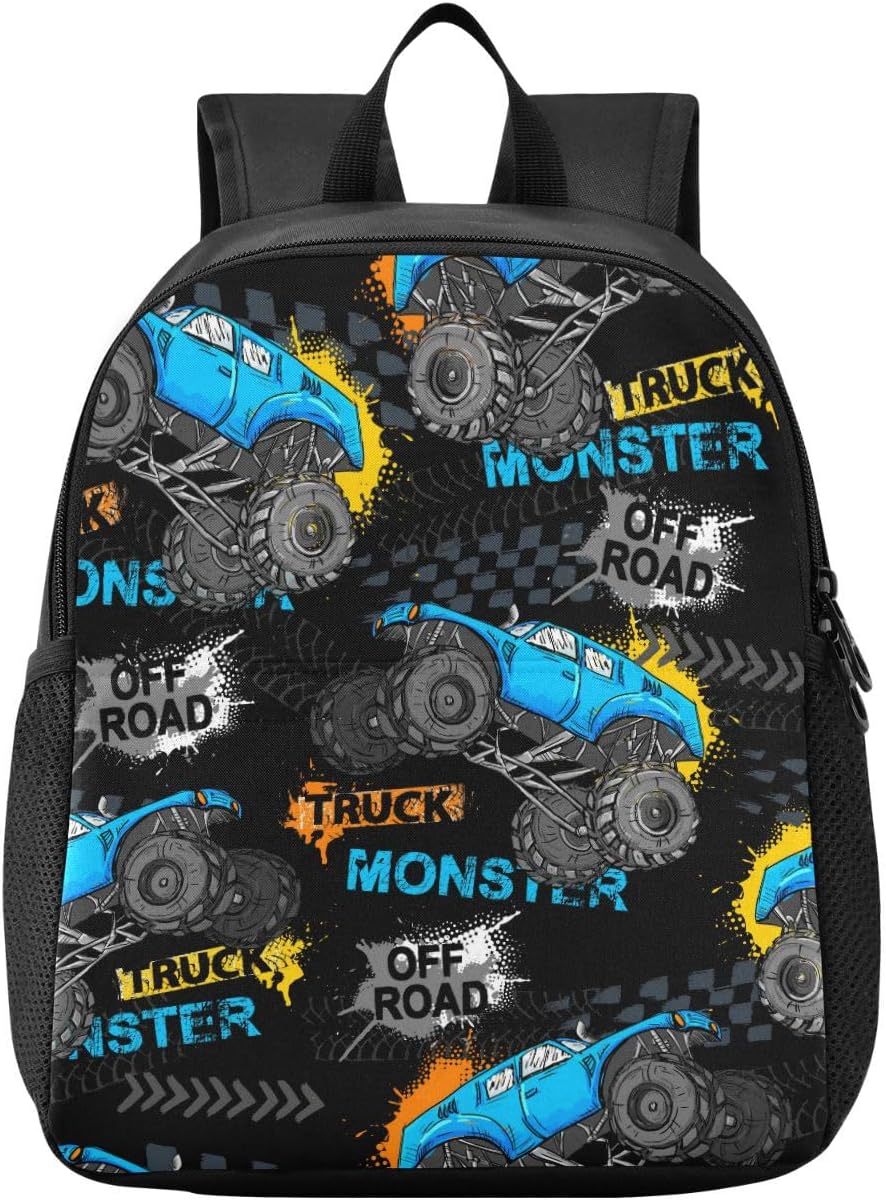Amazon.com | Sletend Toddler Monster Truck Waterproof Mini Backpack ...