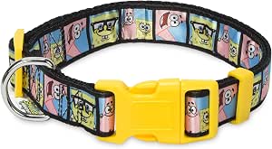 SpongeBob SquarePants for Pets Characters Best Friends Dog Collar, Size ...