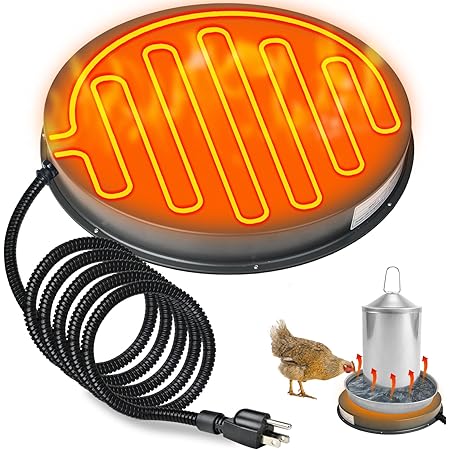 Amazon.com : Kufika Chicken Water Heater - 125 Watts Poultry Waterer ...