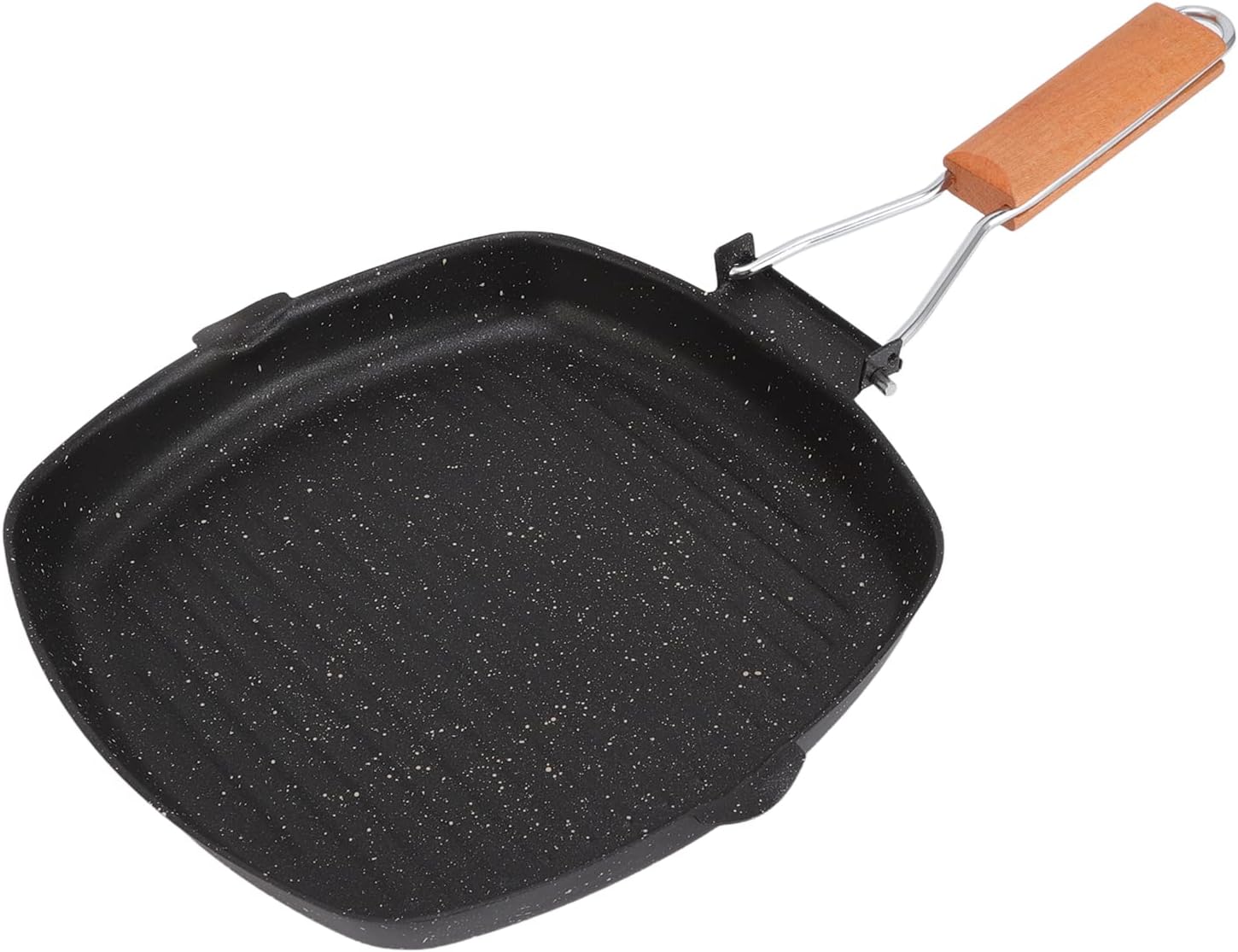 MOUMOUTEN Padelle a induzione con Manico Pieghevole, Padella Quadrata ...