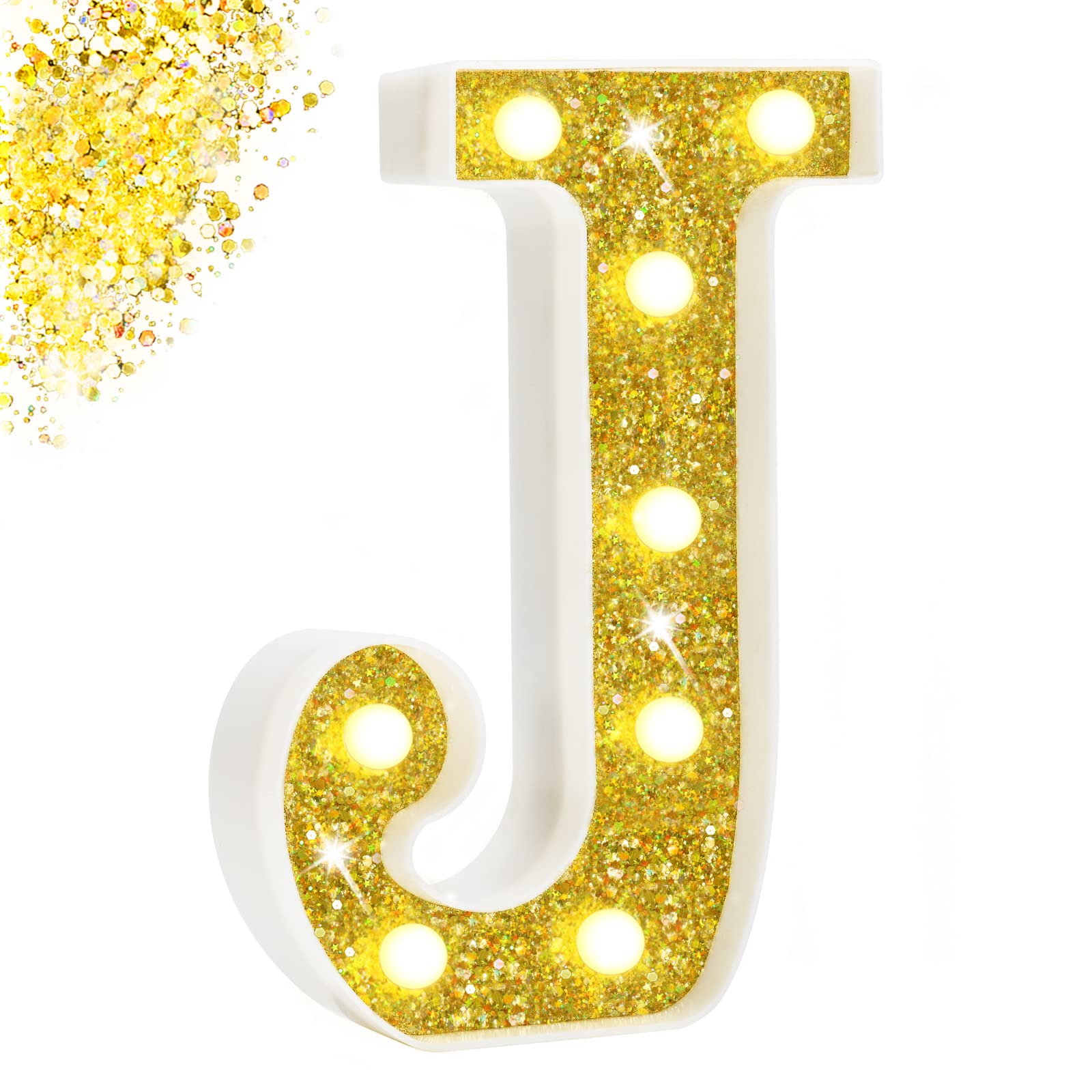 Glitter Alphabet Letter J