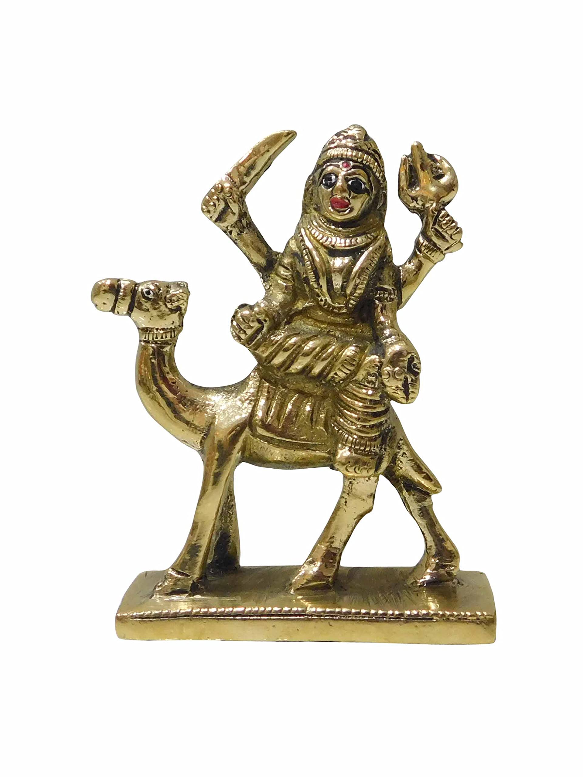 Buy Brass Dasha MATA Murti for Home Pooja Temple Devi Dasha Maa Statue ...