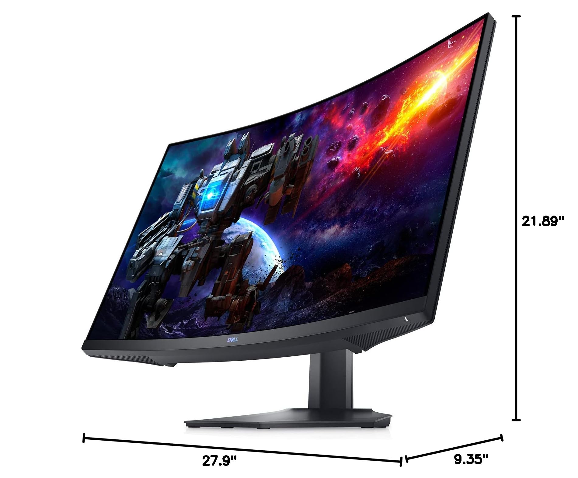 Dell S3222HG Curved Gaming Monitor - 32-inch 165Hz Full HD (1920 x 1080 ...