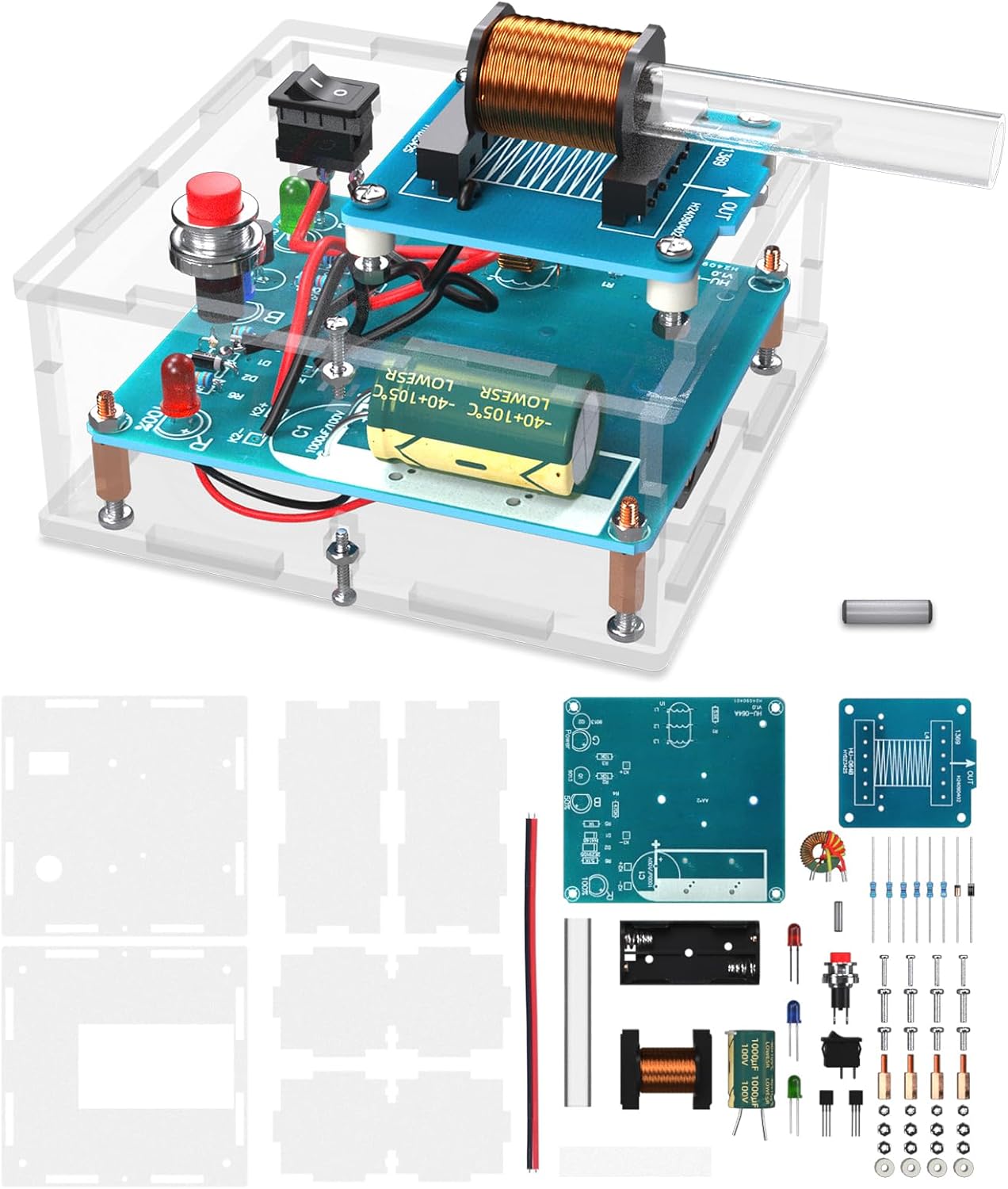 Amazon.com: Electric Magnetic Transmitter Kit, Soldering Projects Mini ...