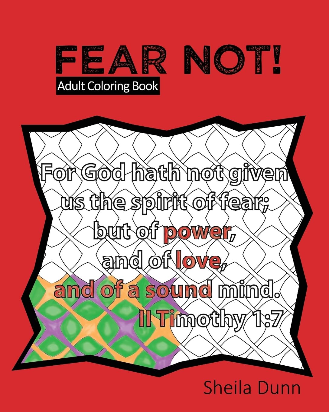 Amazon.com: Fear Not!: Adult Coloring Book: 9781532827075: Dunn, Sheila ...